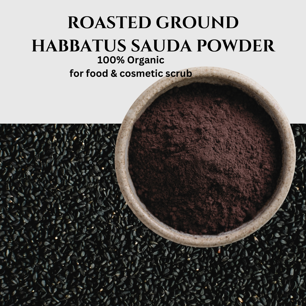 Organic Habbatus Sauda Ground Powder (100g) | Shopee Malaysia