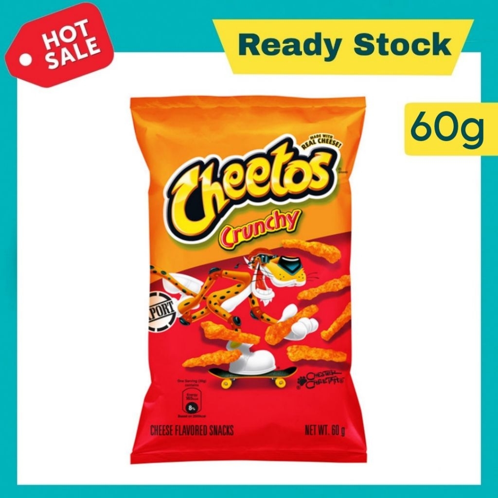 Cheetos Crunchy Cheese (60g) Exp15/12/2025 | Shopee Malaysia