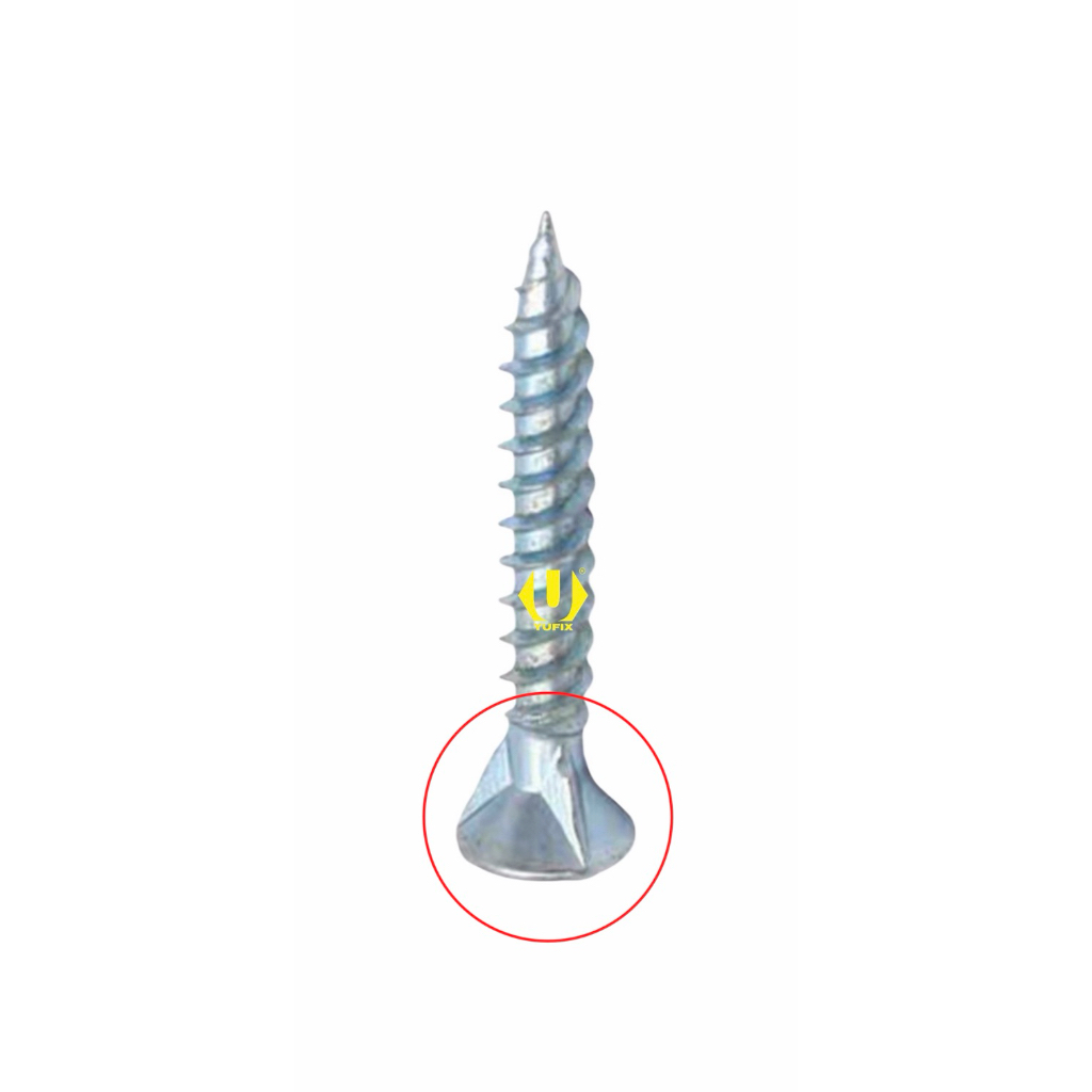 Cement Board Screw #6 x 1” ( Skru Papan Simen untuk kayu dan besi nipis ...