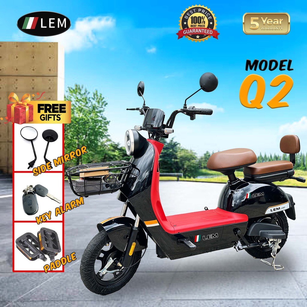 ★LEM★ 2026 NEW Q8│Q2 SCOOTER ELECTRIC ADULT EBIKE RECHARGEABLE ELECTRIC ...