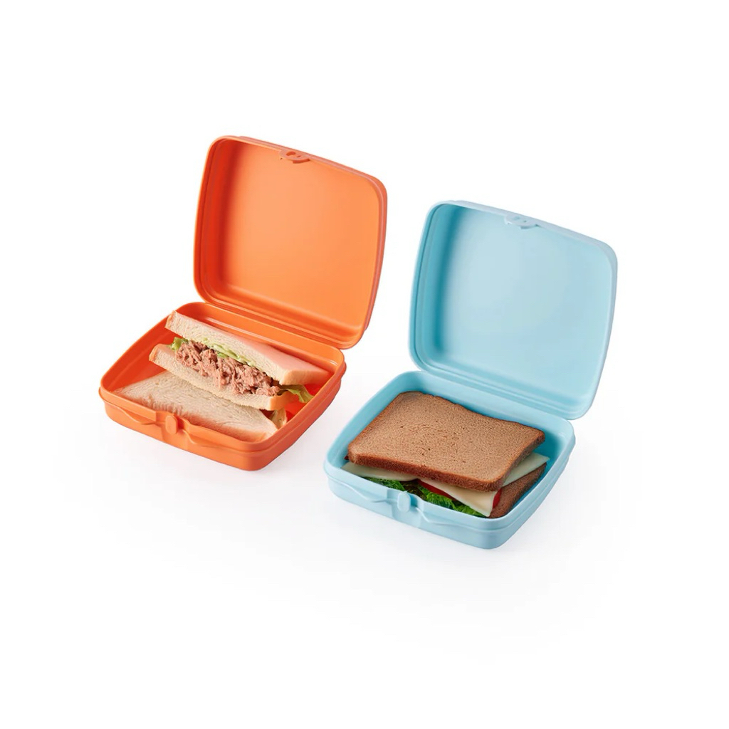 Tupperware Neon Tupperkids Sandwich Keeper Desert Blue Sandwich Keeper ...