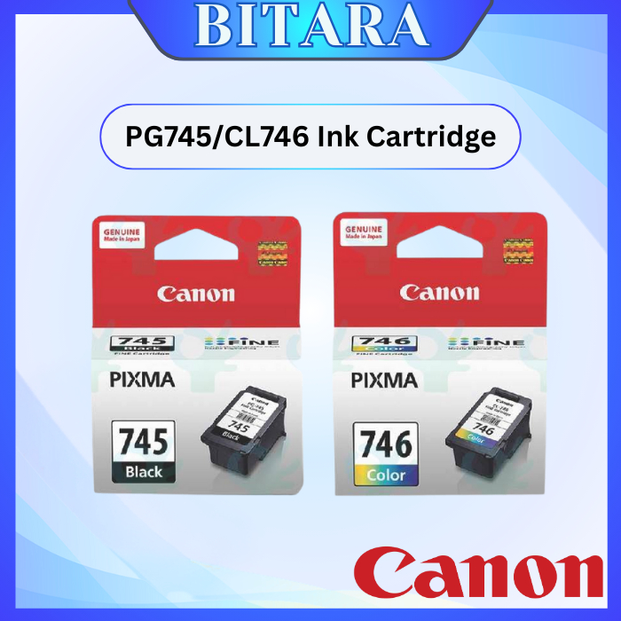 Original Canon PG 745/CL 746 Series Ink Cartridge (PG 745S, PG 745XL ...