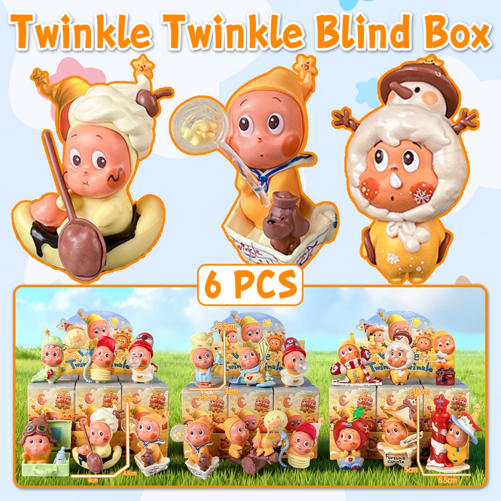 6PCS Twinkle Twinkle: Gifts from the Stars Blind Box Adorable Star ...