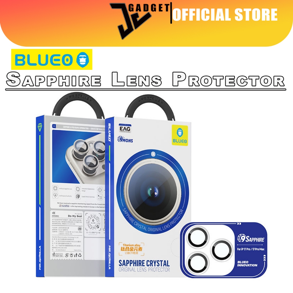 Blueo Sapphire Lens Protector For iPhone 17 Pro Max 16/15/14 Pro Max ...