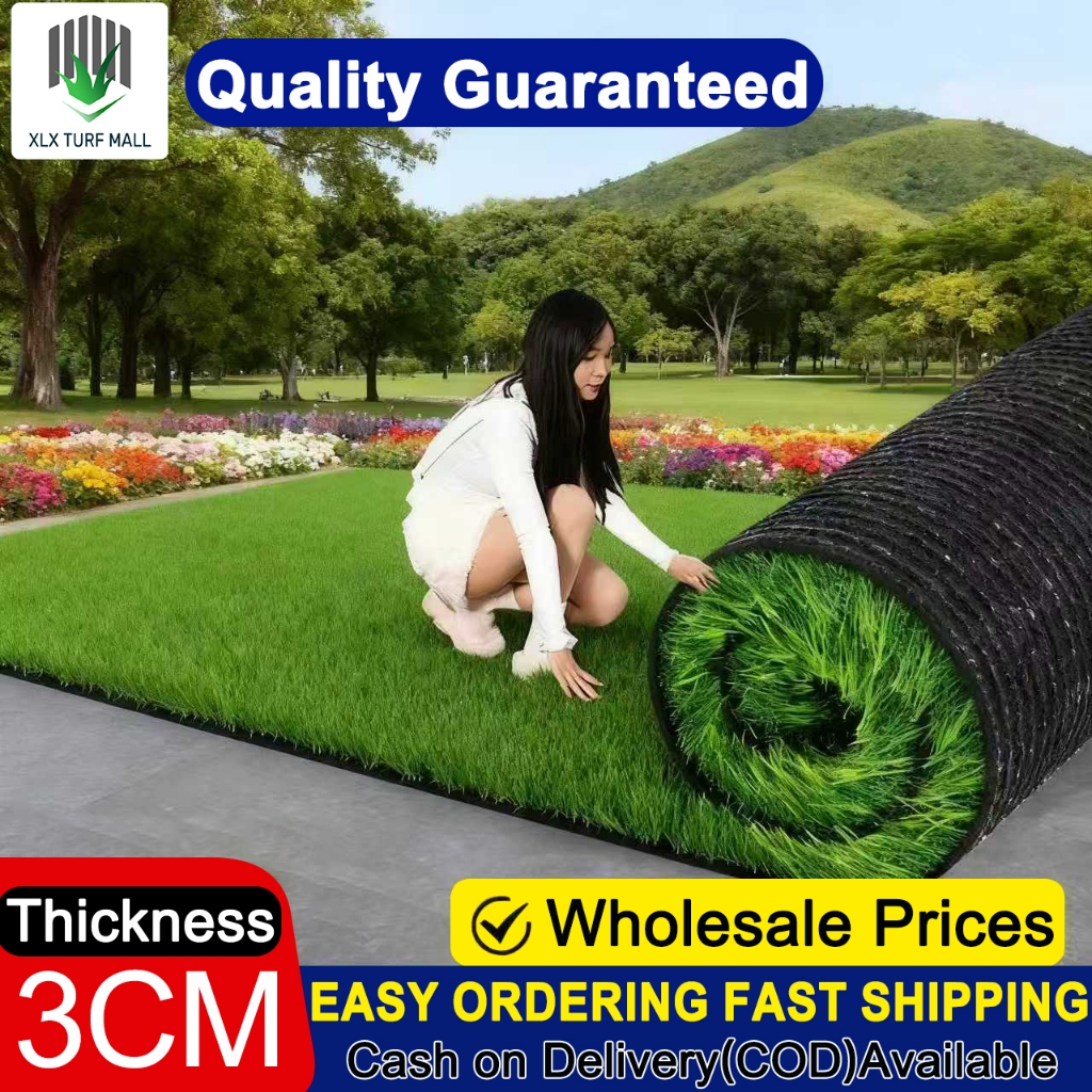 【Extra Large Size】Artificial Grass 2Mx10M Simulation lawn carpet grass ...