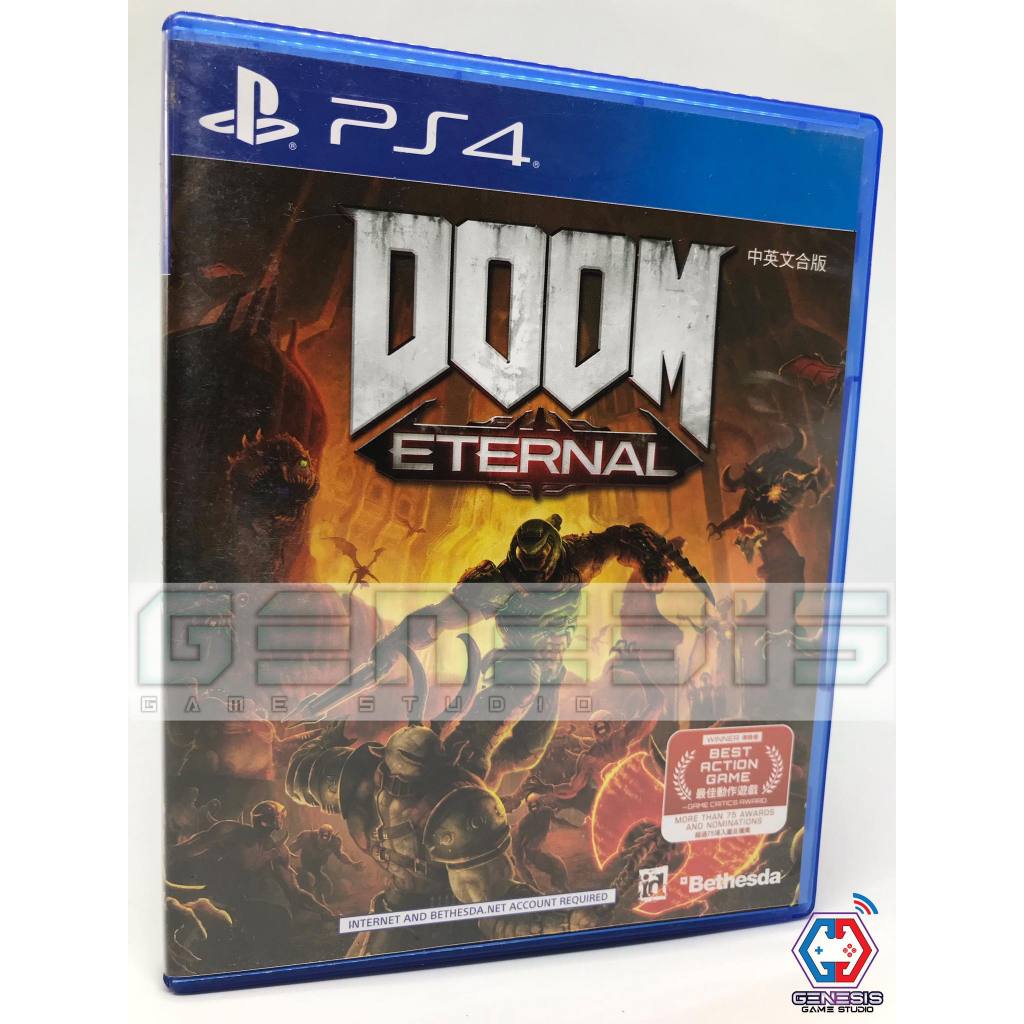 [USED R3/中文/ENG] PS4 Doom Eternal 毁灭战士 永恒 - Physical GameDisc | Shopee ...