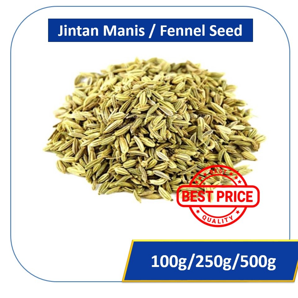 Jintan Manis / Fennel Seed (Premium) - 100G/250G/500G | Shopee Malaysia