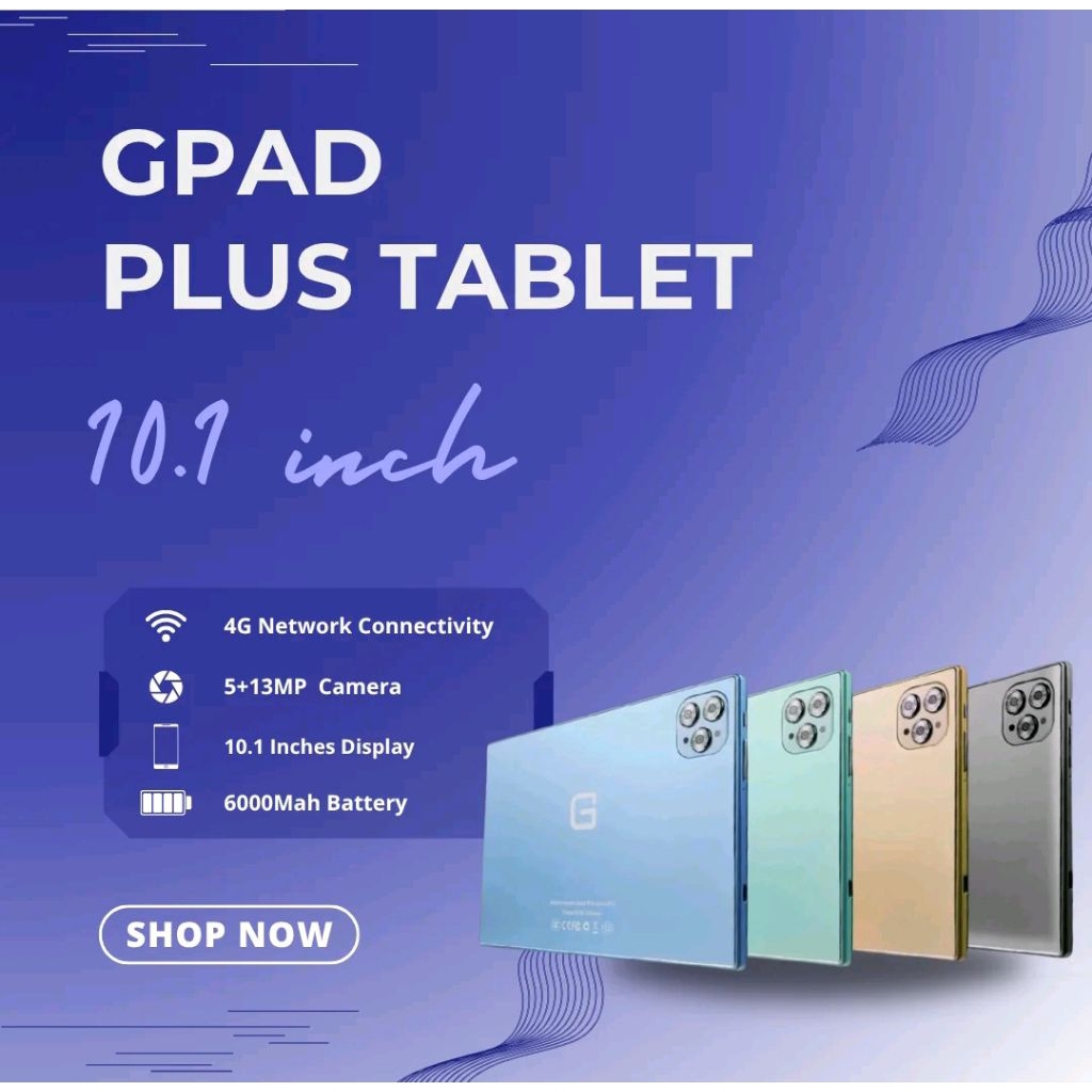 GPAD TAB 10 PLUS 8GB+128GB | Shopee Malaysia