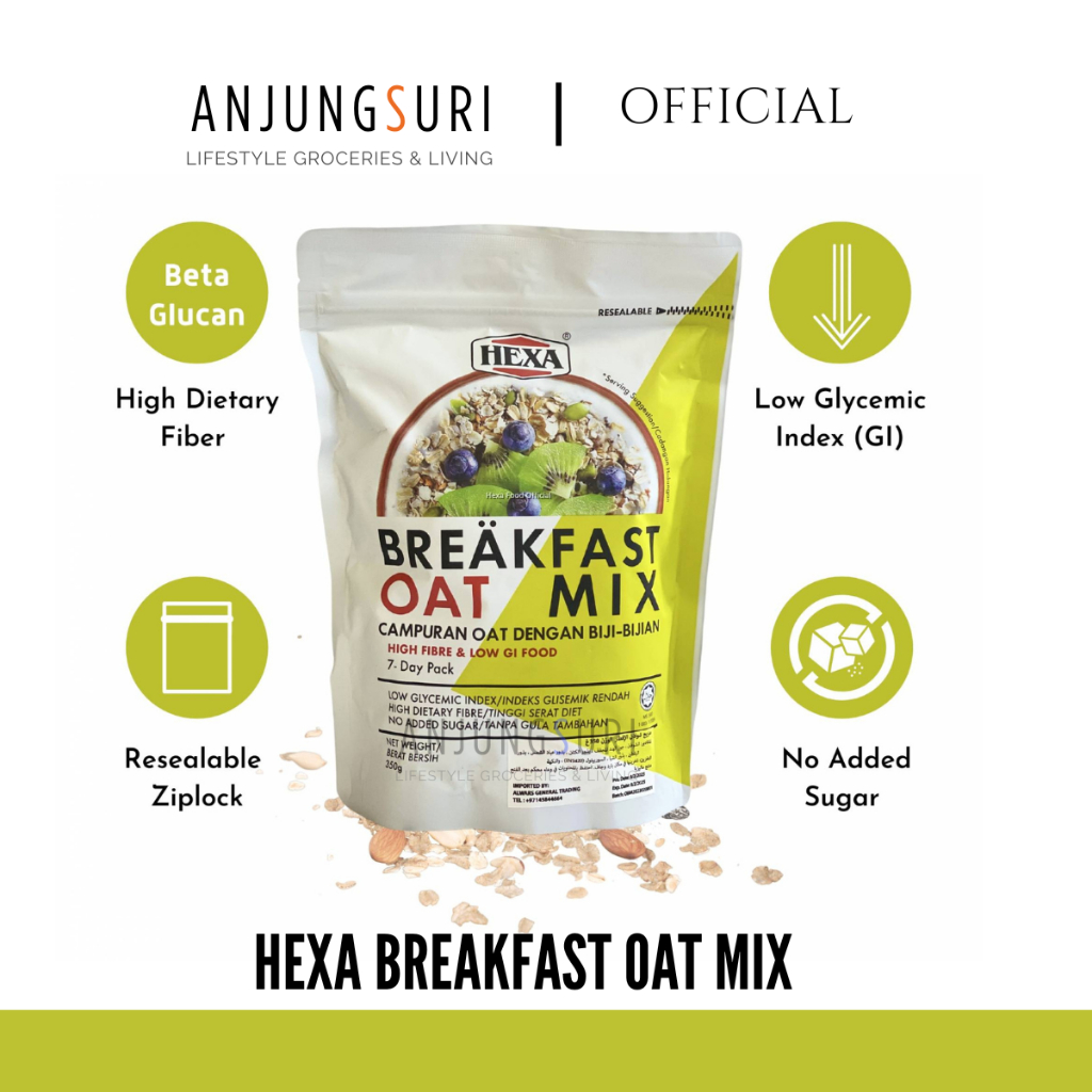 HEXA Breakfast Oat Mix An Ideal Diabetes Friendly & Affordable Meal ...