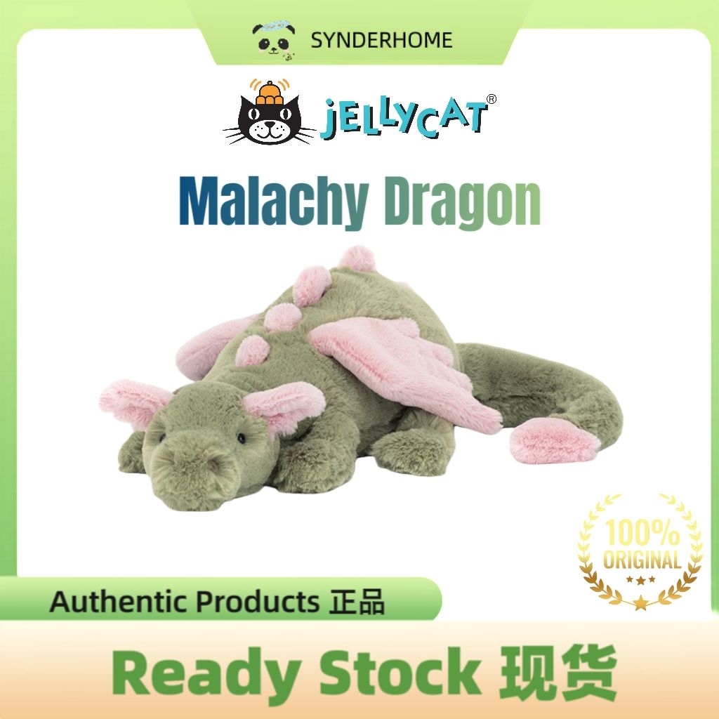 [100% Authentic] Jellycat Malachy Dragon Plush | Shopee Malaysia