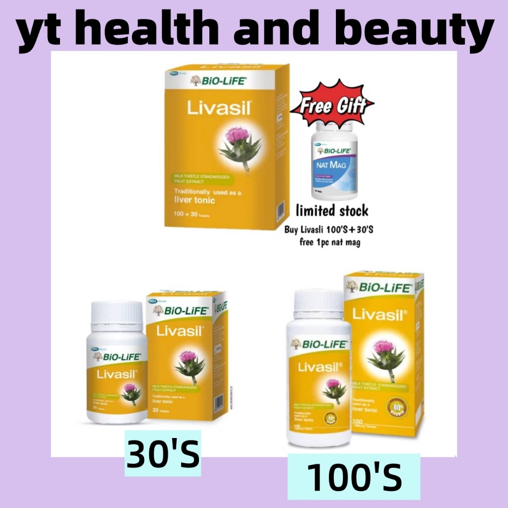 BIO-LIFE LIVASIL 30'S/100'S/ (100'S+30'S GWP) | Shopee Malaysia