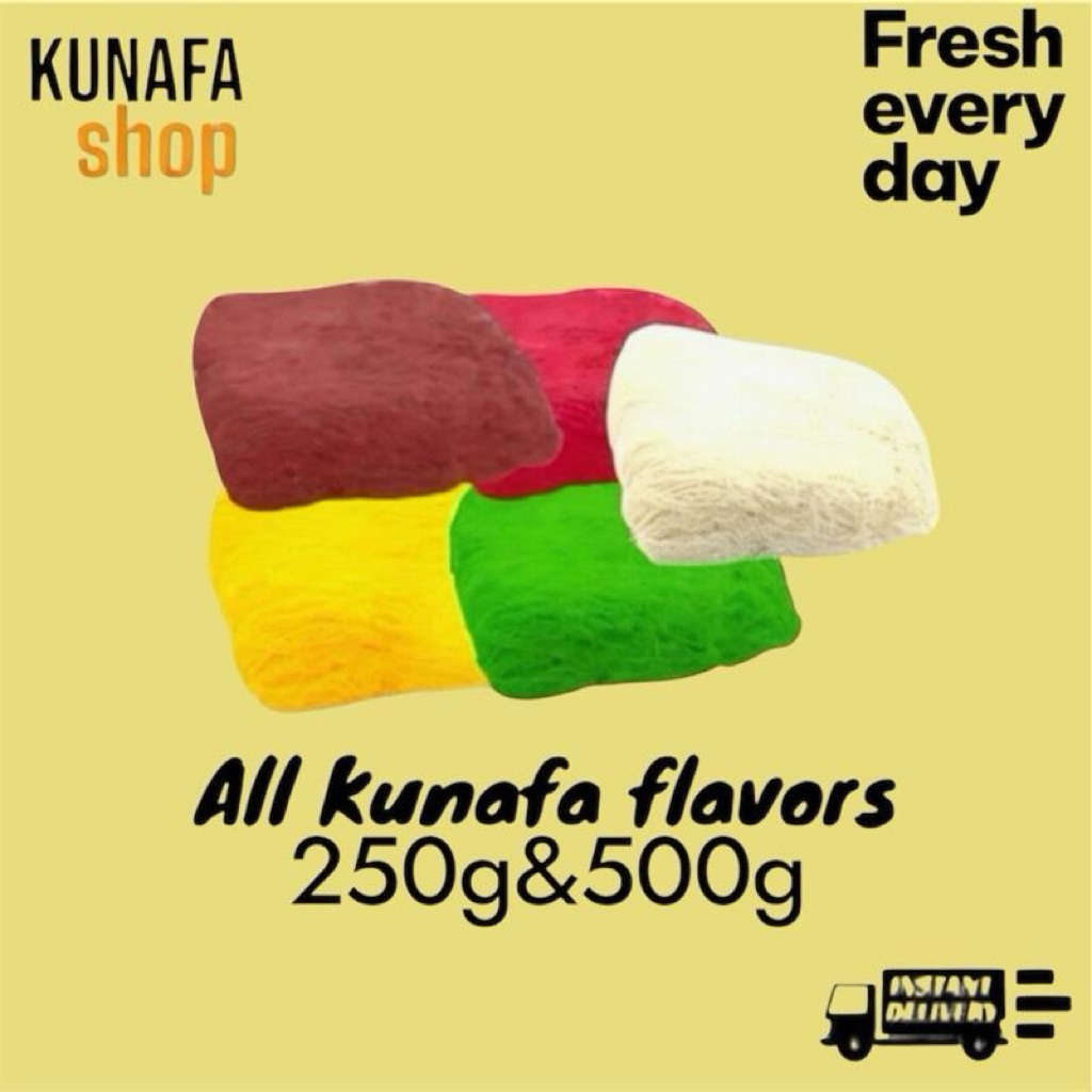 kunafa dough fresh All flavors 500g Food Food | Shopee Malaysia