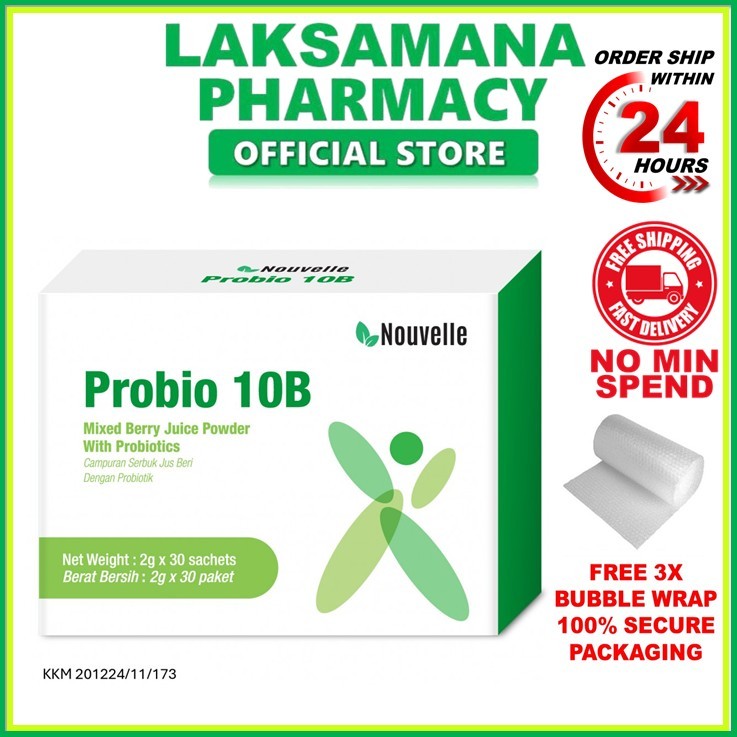 [EXP: 2027] Nouvelle Probio 10B Mixed Berry Juice Powder With ...