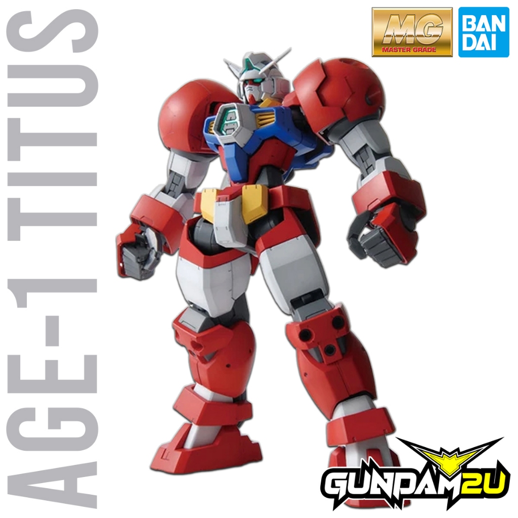 BANDAI MG 1/100 Gundam AGE 1 TITUS - Model Kit Master Grade Gundam AGE ...