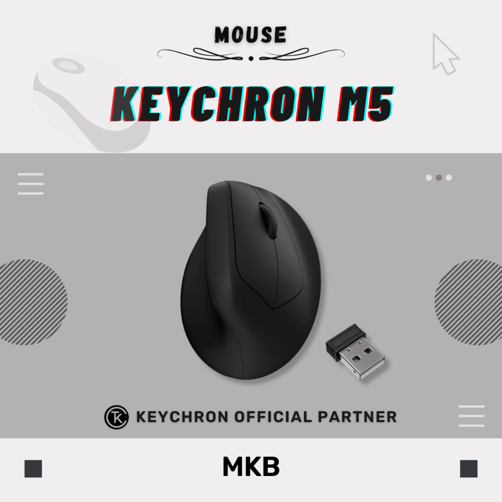 Keychron M5 8k Polling Rate Customizable Side Macro Button Ergonomic ...