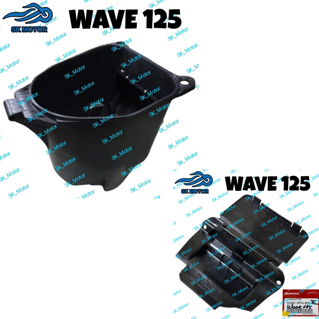Honda WAVE 125 / WAVE125 R / WAVE 125 S Old Luggage Box / Tool Box ...