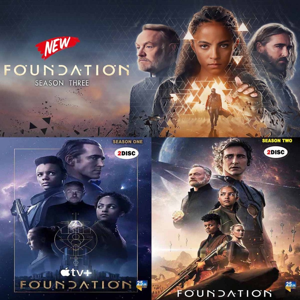 PG-BLURAY ENGLISH SERIES #Foundation Season Collection Season 1/ 2/ 3 ...