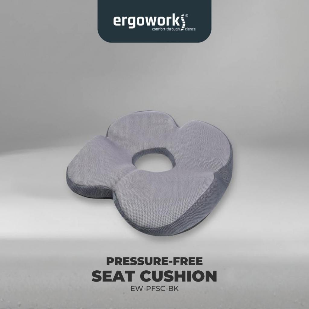 ERGOWORKS Pressure Free Seat Cushion, Maintains Right Posture and ...
