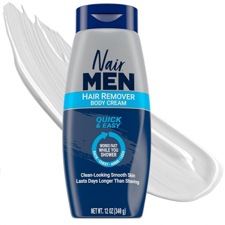 Nair, For Men, Hair Remover Body Cream, Back, Chest, Arms and Legs ...