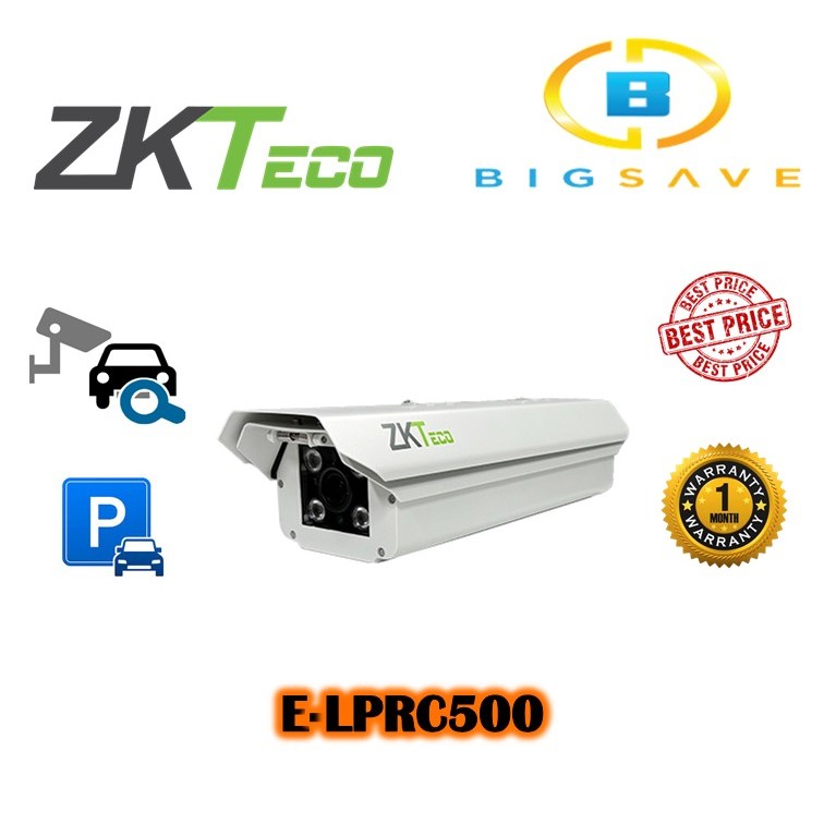 ZKTECO 5MP E-LPRC500 FULL HD STARLIGHT AUTOMATIC NUMBER PLATE ...