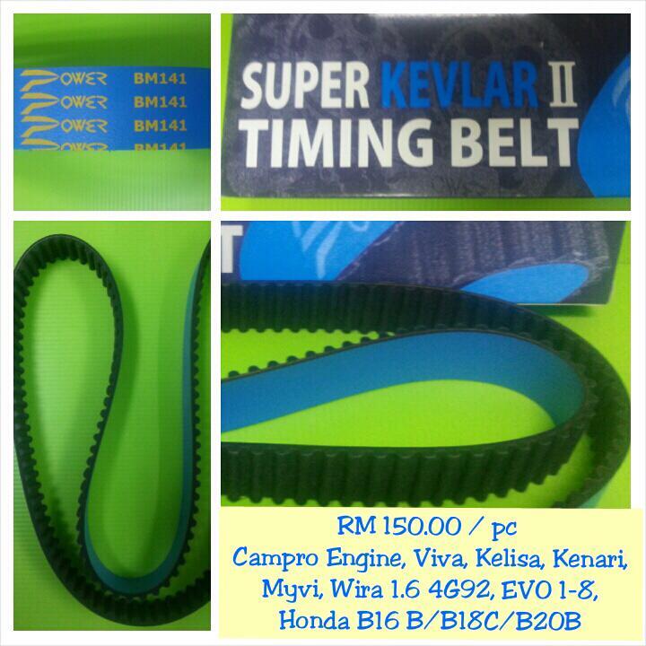 TIMING BELT SUPER KEVLAR II FOR PROTON CAMPRO WIRA 1.6 4G92 PERODUA ...