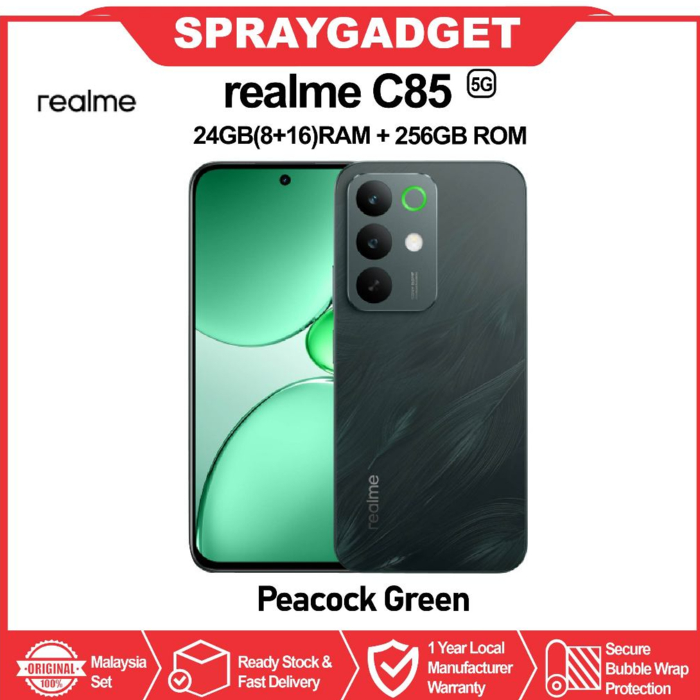 realme C85 5G/4G (24GB*(8+16)RAM + 256GB ROM) 7,000mAH Ultra Battery l ...