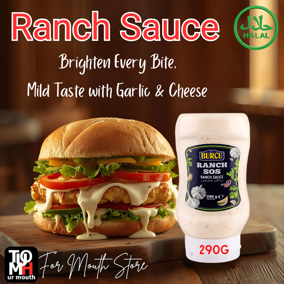Burcu Sos Bawang Putih Ranch Sauce Yellow Honey Mustard Garlic ...