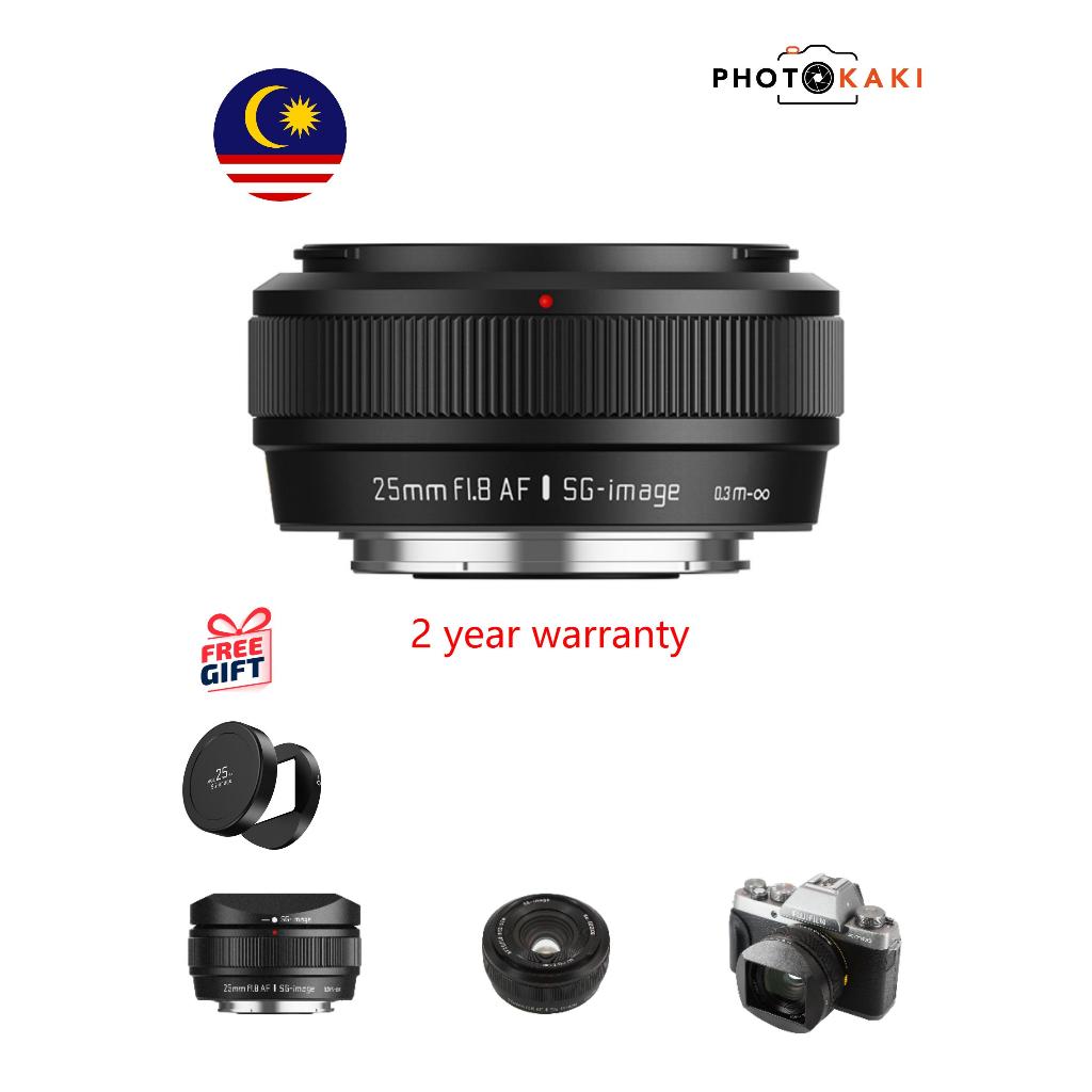 SG-Image 25mm f1.8 AF lens, FREE lens hood, APSC autofocus pancake ...