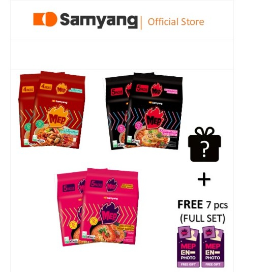 SAMYANE MEP RAMEN 5'sx80g & MEP MALA 4's x 80g Food Instant mee segera ...
