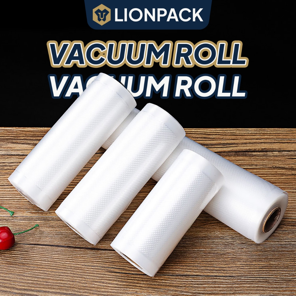 Plastik Vakum Makanan Roll Vacuum Sealer Bag Food Storage Heat Seal ...