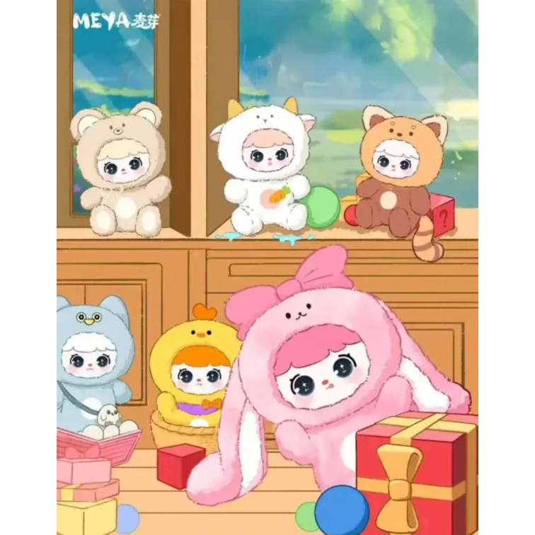 MEYA V2 Cute Pet Action Series Plush Dolls Blind Box | [100% AUTHENTIC ...