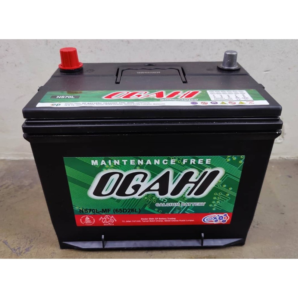 [ Installation Provided ] NS70L ] OGAHI MF | Car Battery Bateri Kereta ...