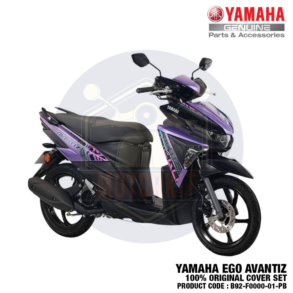 YAMAHA EGO AVANTIZ 100% ORIGINAL BODY COVER SET COLOR BARU BPM1 DBSB ...