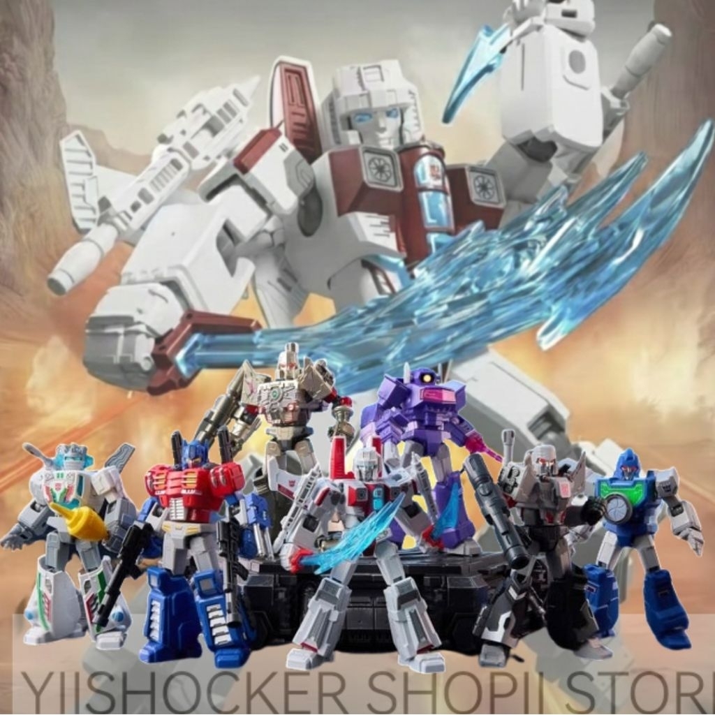 [LAMPU 有灯 12cm] BLOKEES Original Shining Part 4 TRANSFORMERS MEGATRON ...