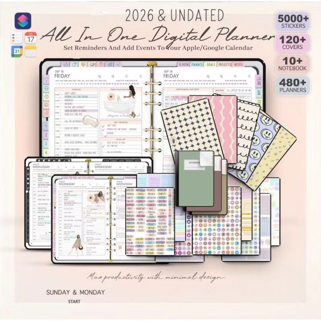 Digital Planner 2026 Dated Digital Planner, Goodnotes Planner, Daily ...