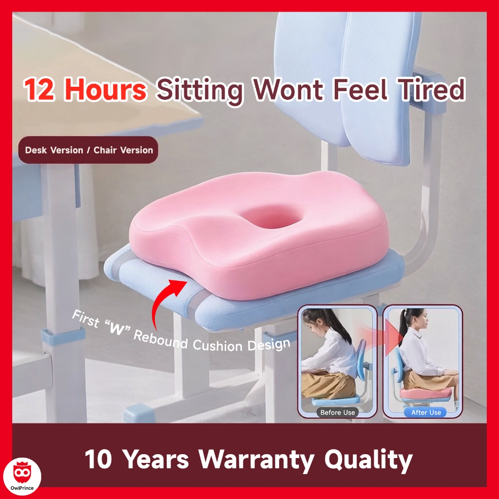 OwlPrince Posture Correction Seat Cushion Strap Model Ergonomic Sitting ...