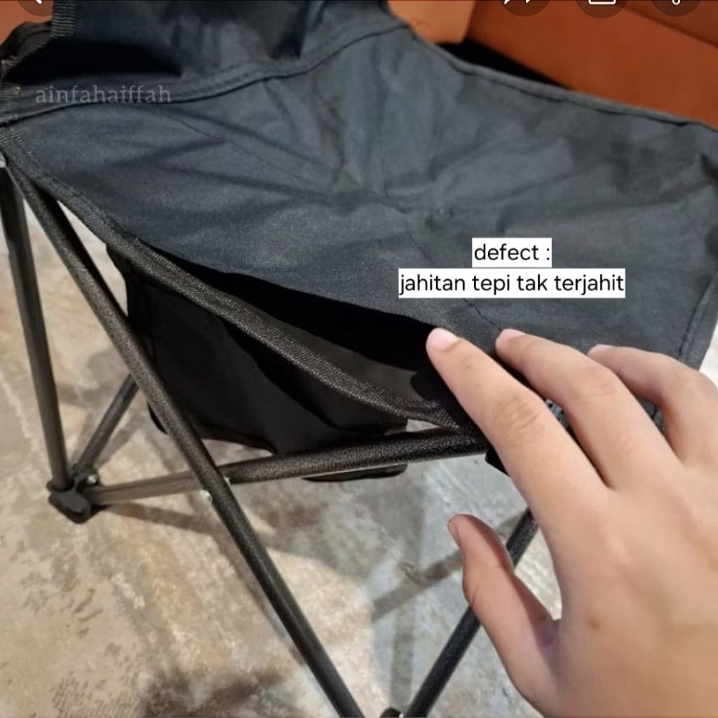 DEFECT - Kaison mini camping chair small for kids 50kg with bag ...