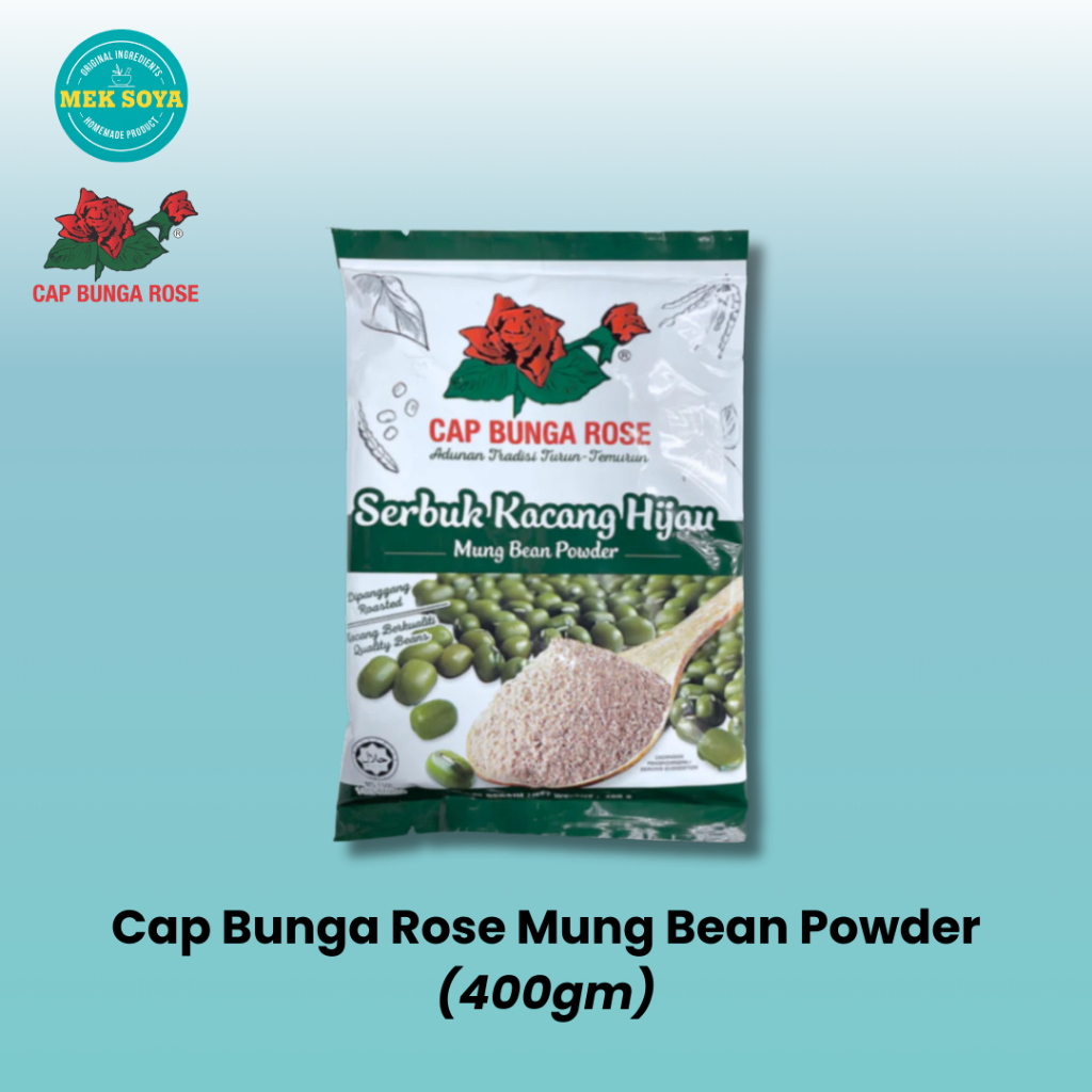 Cap Bunga Ros Mung Bean Powder / Serbuk Kacang Hijau Cap Bunga Ros ...