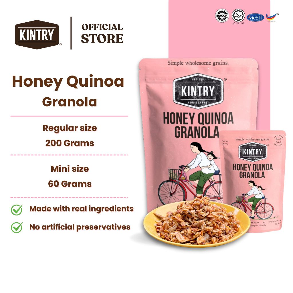 Kintry Honey Quinoa Granola - No Nuts (Halal Certified) | Shopee Malaysia