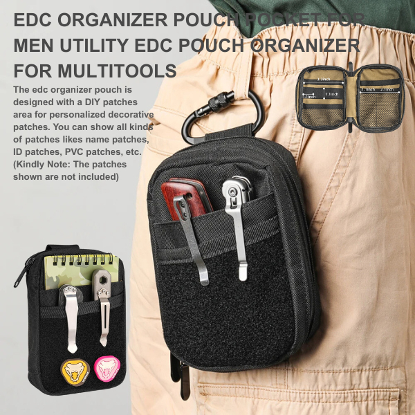 BG032 Outdoor Compact EDC Pocket Organizer Pouch For Multi Tool/ 8 ...