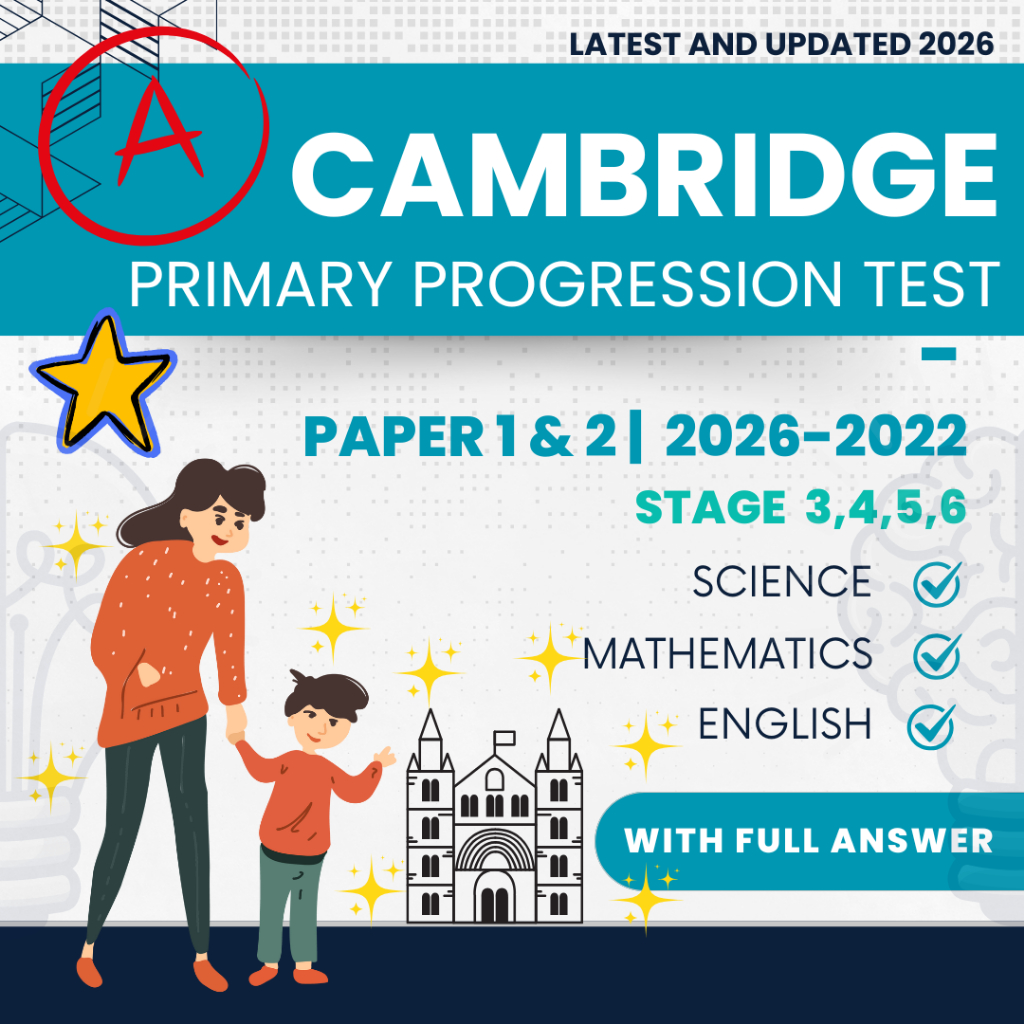 Complete Cambridge Primary Progression Exam Bundle 2026 Stage 3,4,5,6 ...