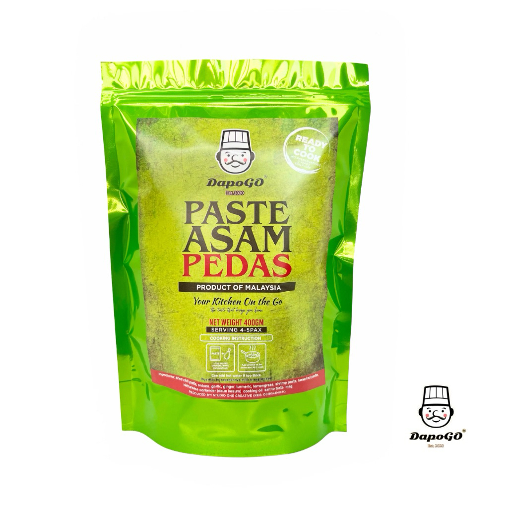 DAPOGO Paste Asam Pedas Johor (400gm) | Ready to Cook , Ready to Eat ...