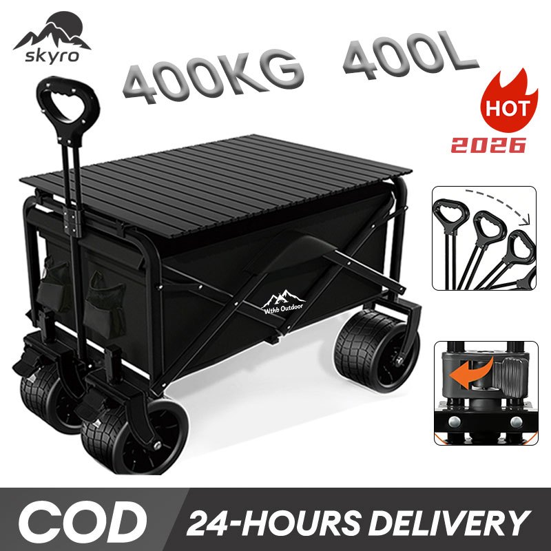 WTHB Outdoor Wagon Trolley Foldable Troli Barang Cart Portable Heavy ...