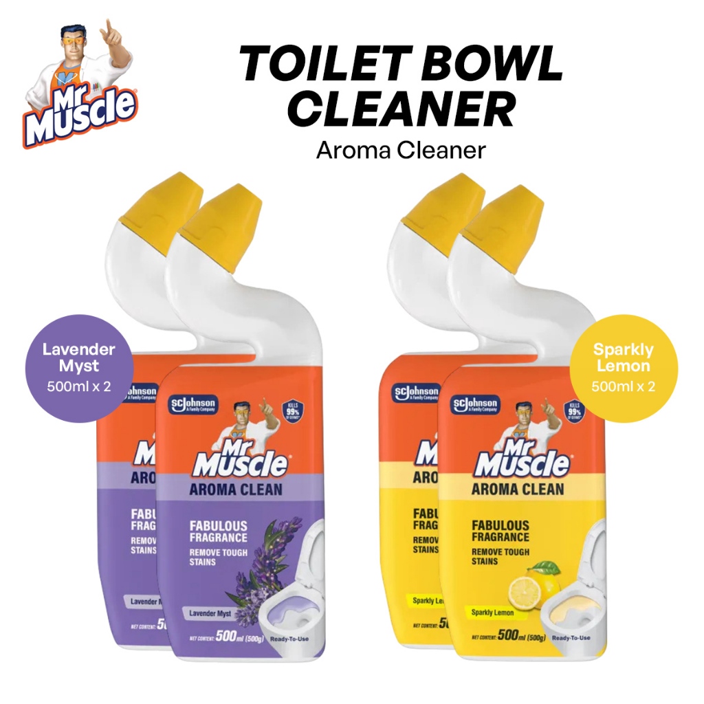 Mr Muscle Aroma Clean Toilet Bowl Value Pack (2 x 500ML) | Shopee Malaysia