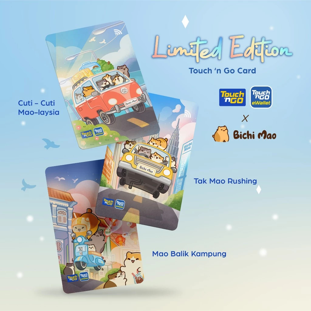 Touch 'n Go x Bichi Mao Limited Edition Cards 1pcs | Shopee Malaysia
