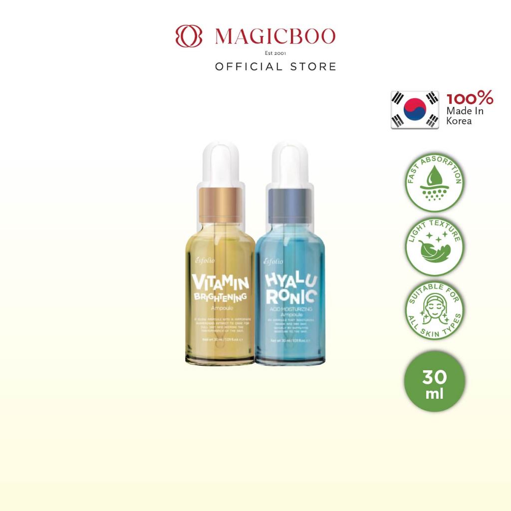 Magicboo Esfolio Ampoule - 30ml 精华安瓶 | Shopee Malaysia