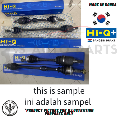 KIA RIO UB 2012Y~ DRIVE SHAFT (LEFT & RIGHT)-BRAND 100% SANGSIN (HI-Q ...