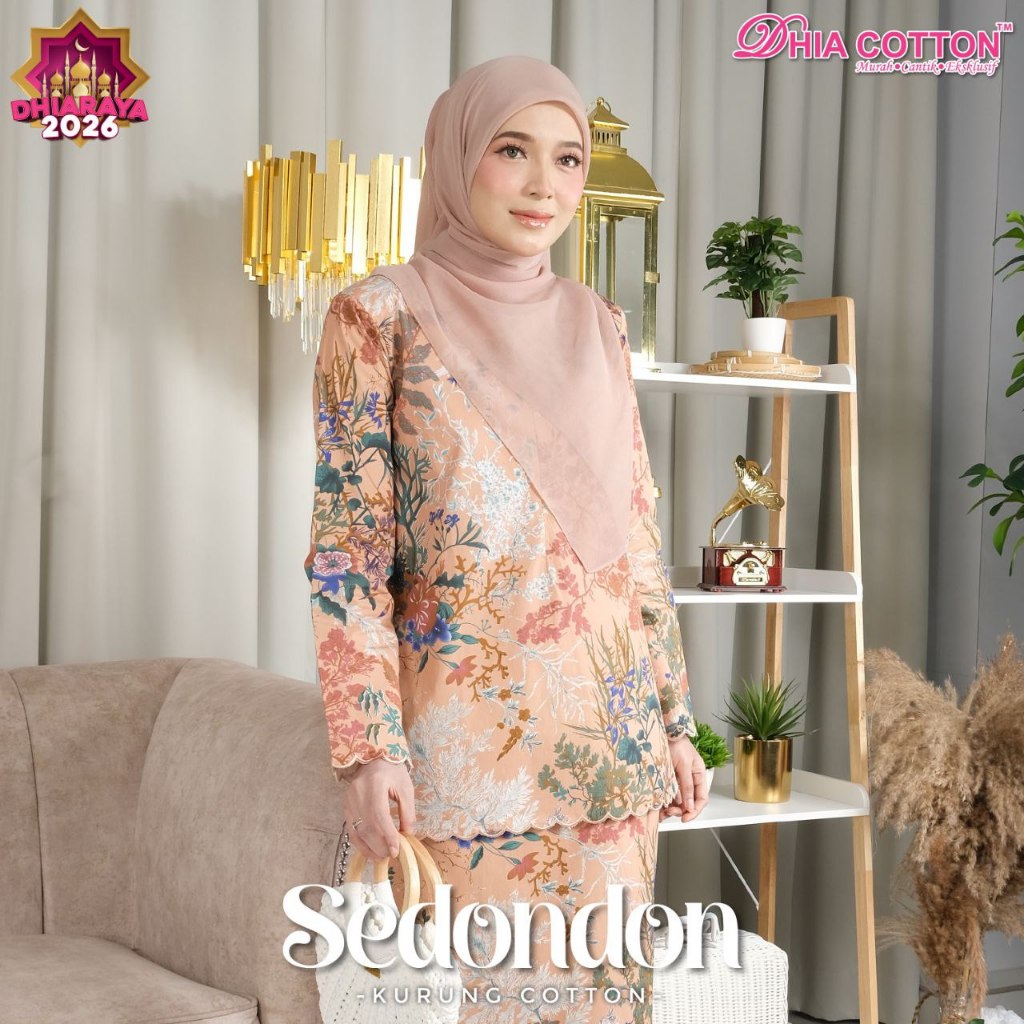 Dhia Cotton New Release Baju Kurung Cotton 1271 | Shopee Malaysia