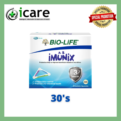 BIO-LIFE A.B. IMUNIX 30'S ( EXP DATE : 04/2027 ) | Shopee Malaysia