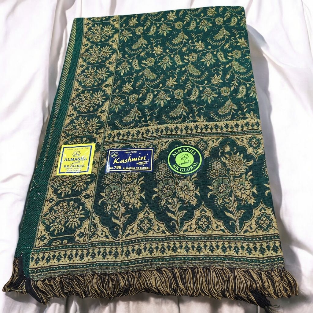 RIDA@OSWAL/Premium Quality/Sulam Benang Emas/Ridak Kashmir | Shopee ...